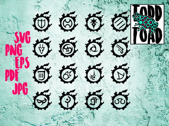 Final Fantasy XIV Icons Svg Final Fantasy XIV Logos Svg Bundle - Etsy