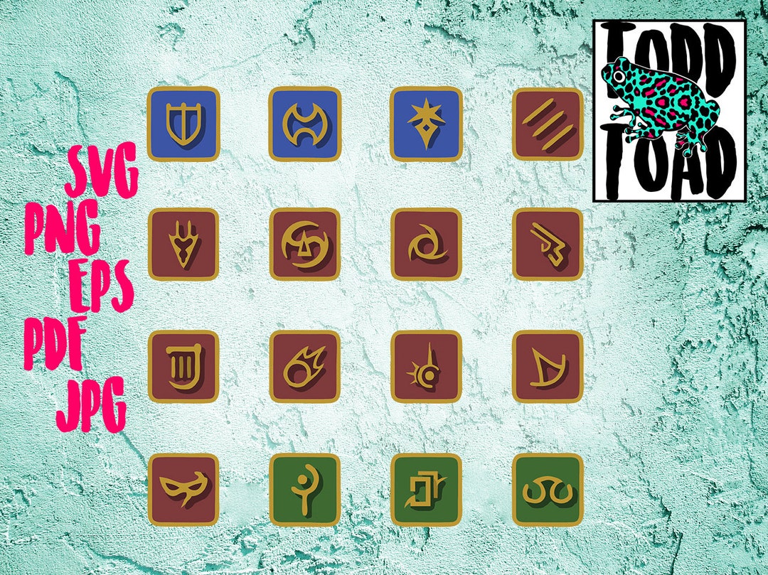 Final Fantasy XIV Icons Svg Final Fantasy XIV Logos Svg Bundle - Etsy