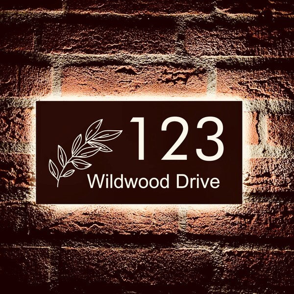 Led Street Number Sign - Etsy