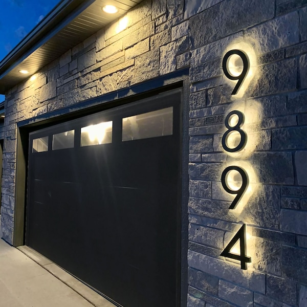 Lighted House Number - Etsy