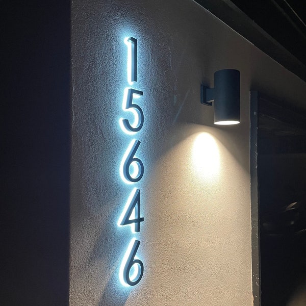 Backlit House Numbers - Etsy Canada