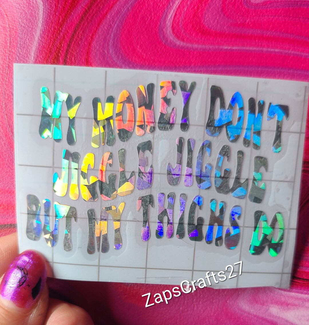 Jiggly Decal - Etsy