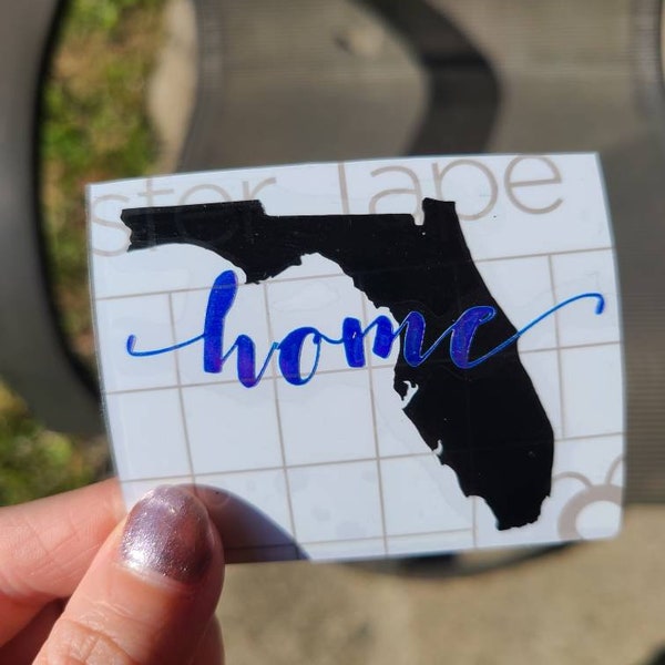 Florida Home Decal - Etsy