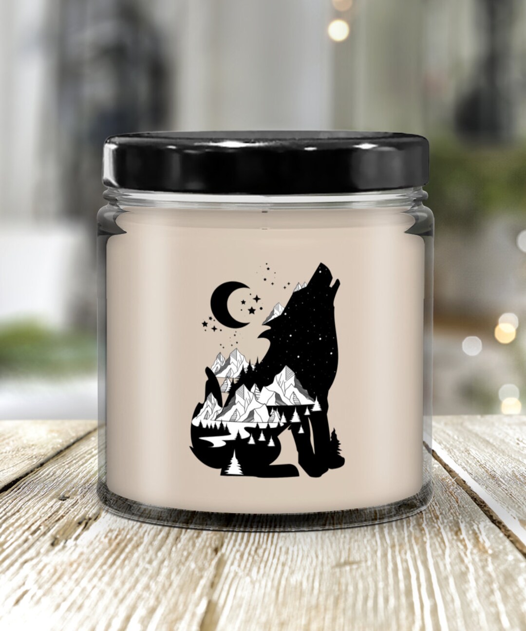 Wolf Candle, Wolf Gifts, Wolf Gift for Men, Wolf Gift for Women, Gift ...