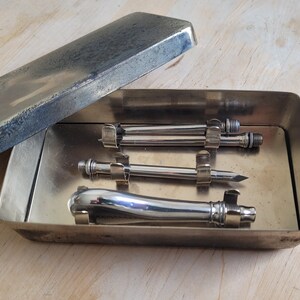 Vintage Medicine Trocar Instruments and Case, Trochar Surgical ...