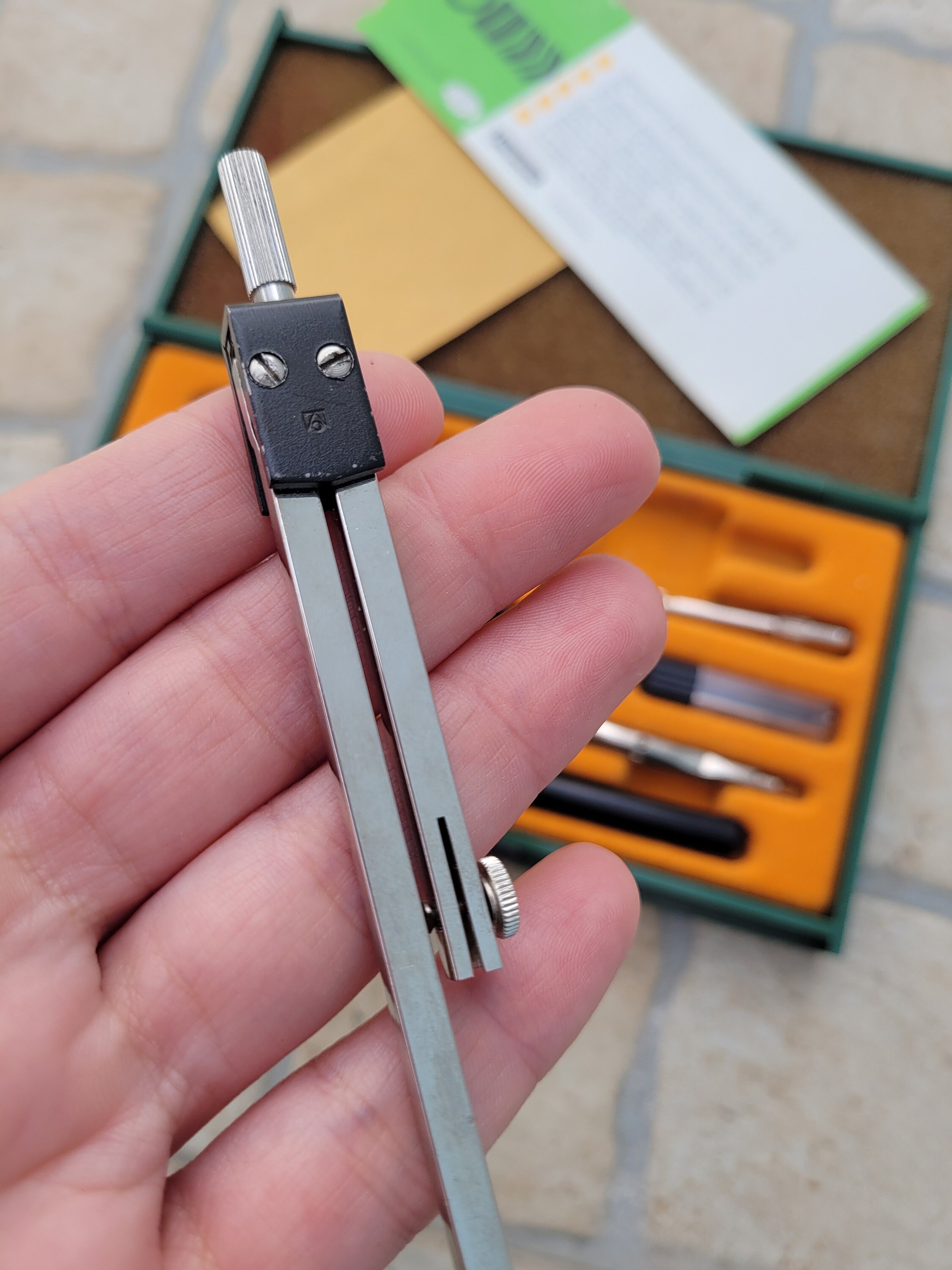 Vintage KIN Drawing Compass Set: Collectible Drafting Tools ...