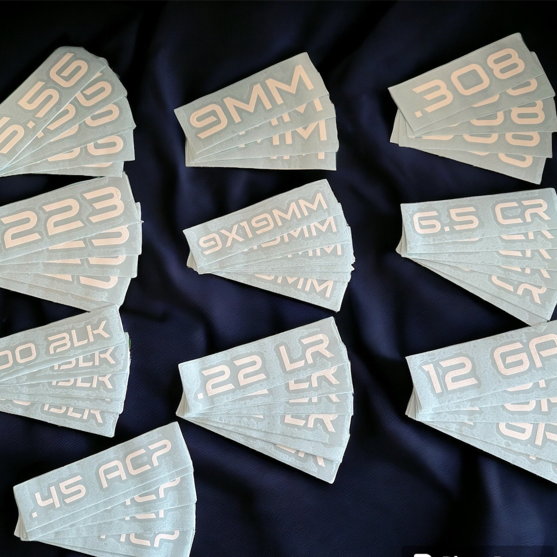 Two 2 Ammo Can Decals, Ammo Box Decals, Caliber Decals - Etsy