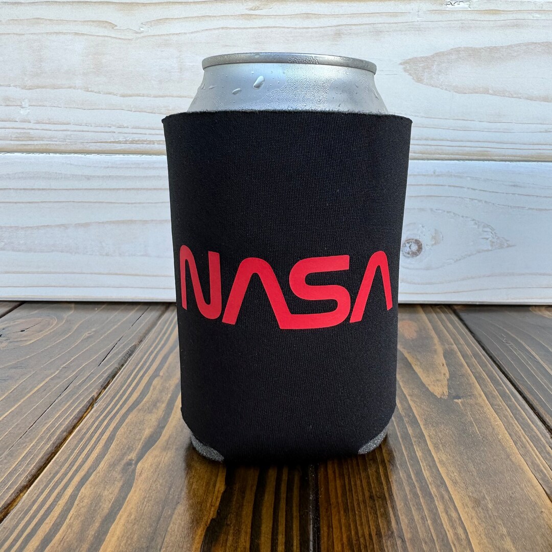 NASA Worm Can Cooler Koozie Drink Sleeve - Etsy