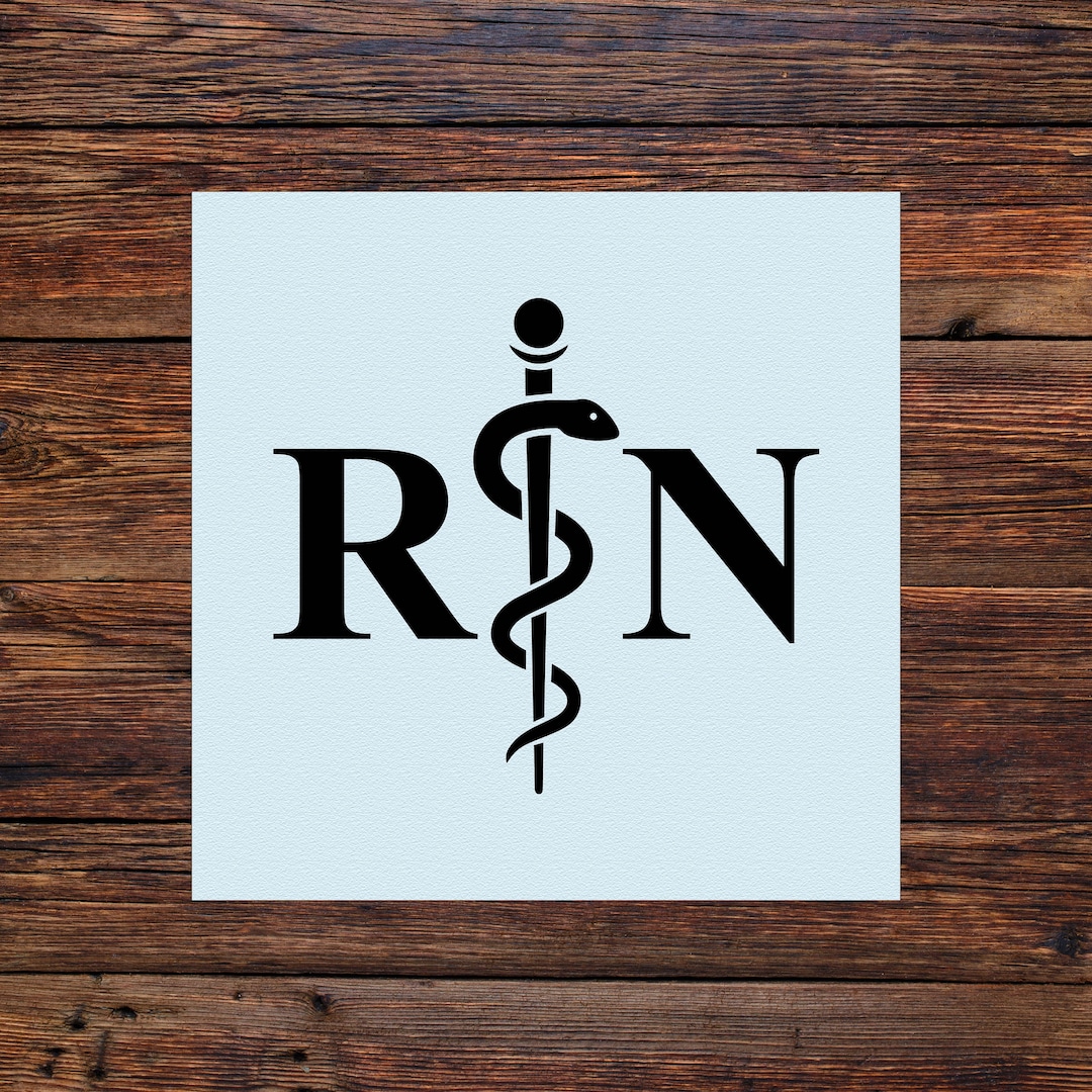 Nursing Car Decal, Registered Nurse Car Decal - Etsy