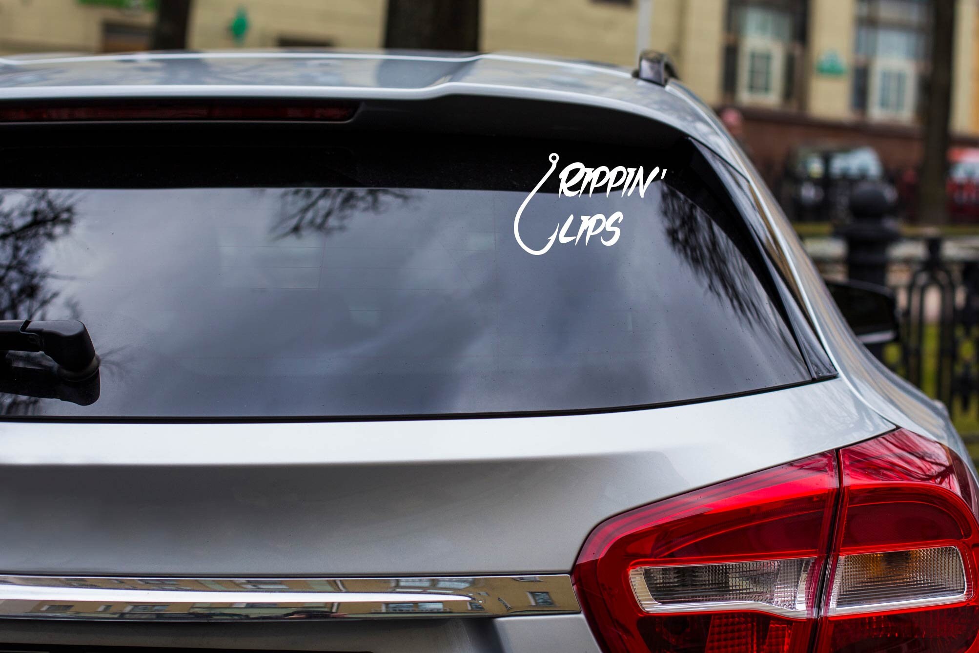 Rippin' Lips Funny Fishing Decal Sticker - Etsy