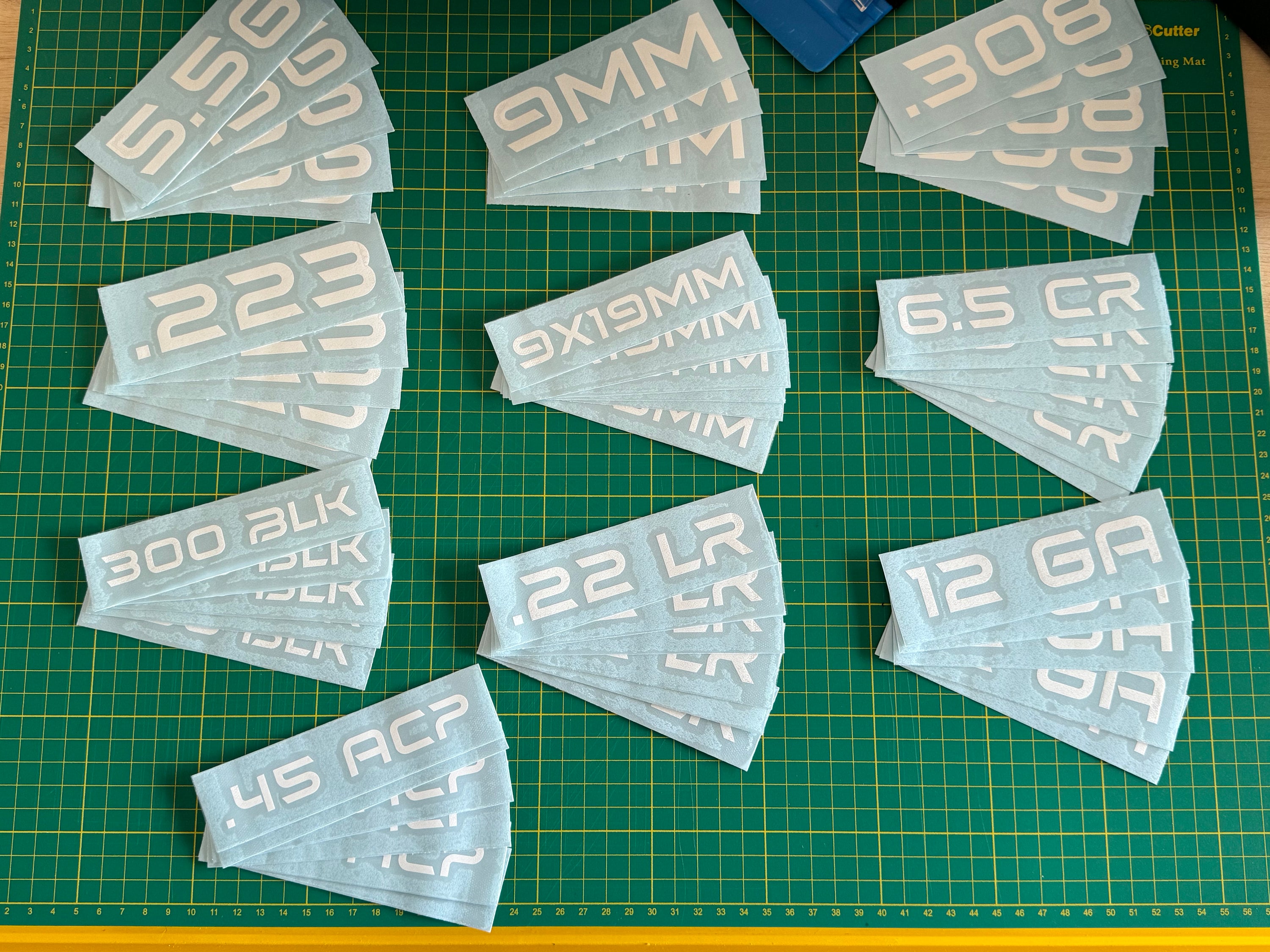 Two 2 Ammo Can Decals, Ammo Box Decals, Caliber Decals - Etsy