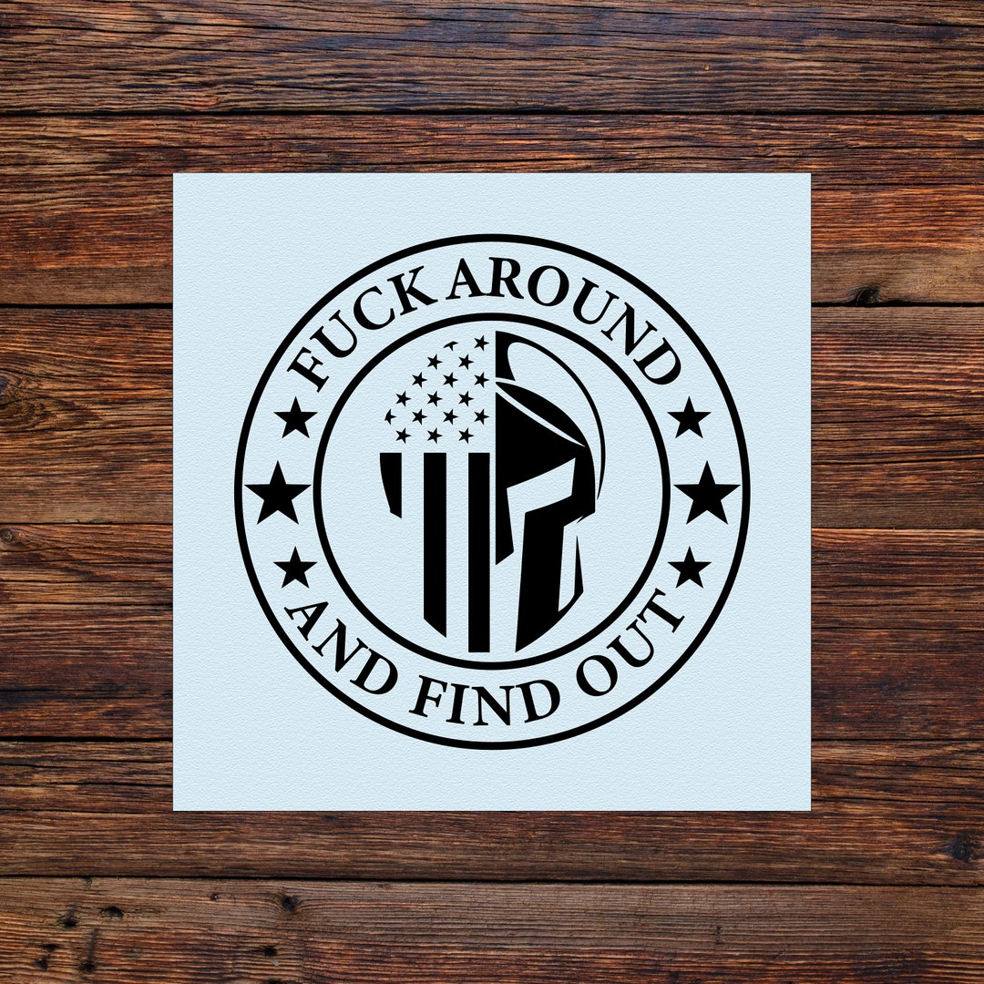 FAFO Decal, Tactical Sticker, Gun Sticker, Gun Decal, Spartan Flag ...