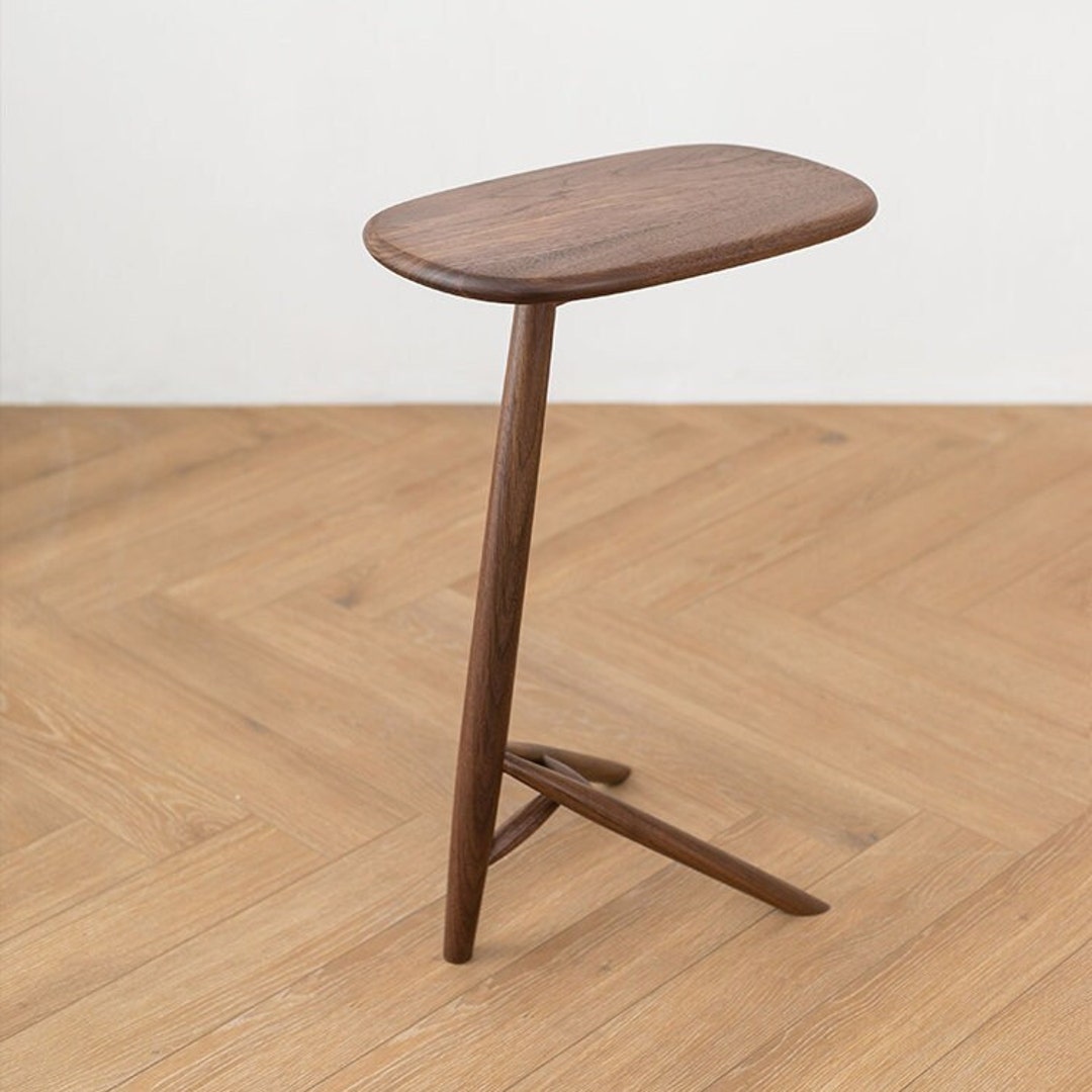 Black Walnut 'branch' Wooden Side Table Black Walnut - Etsy