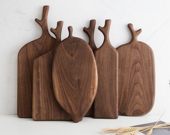 Wooden Leaf Cutting Board - Etsy