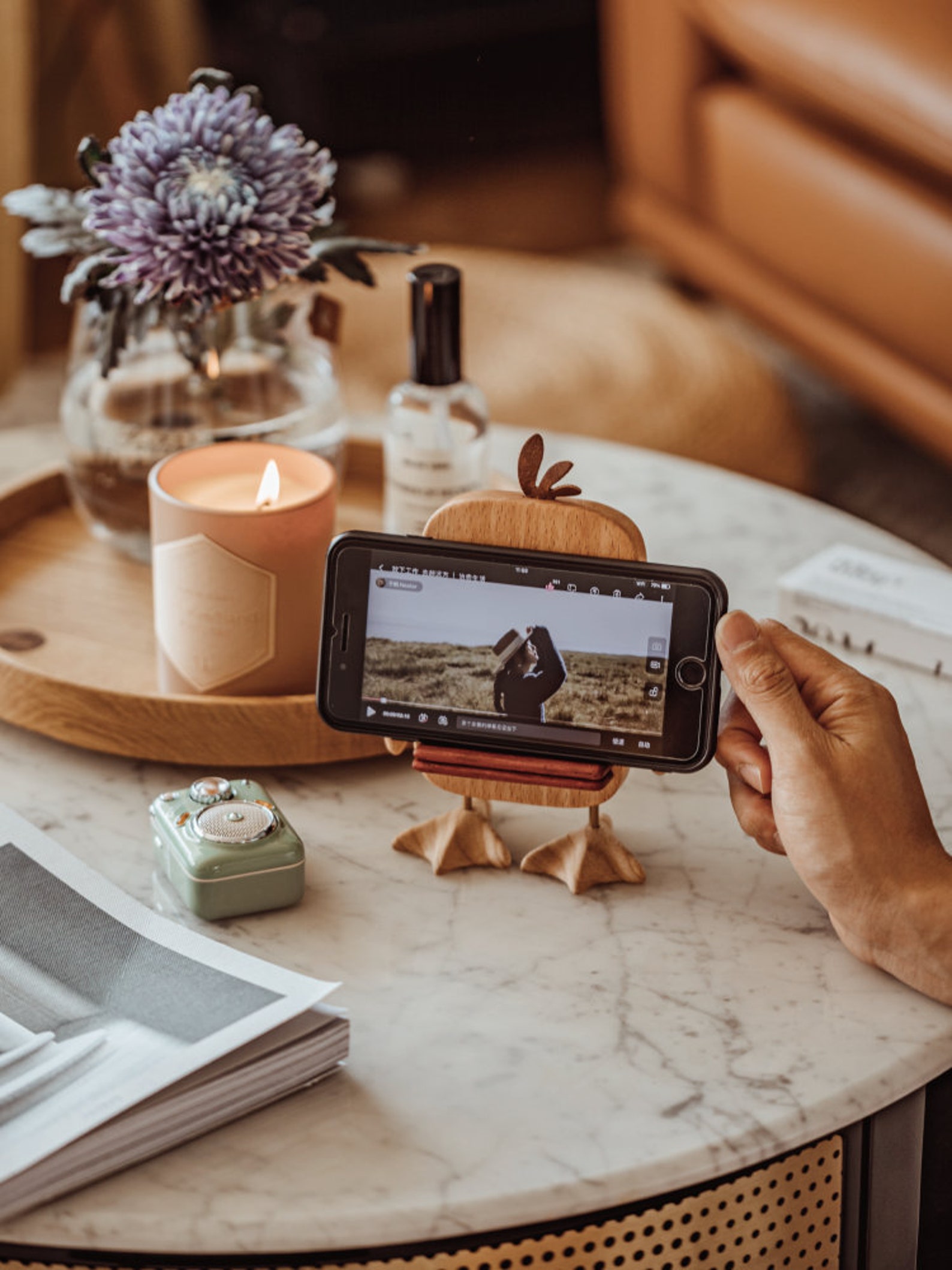 Cute Cartoon Duck Phone Stand Holder Desk Organizer Nordic | Etsy