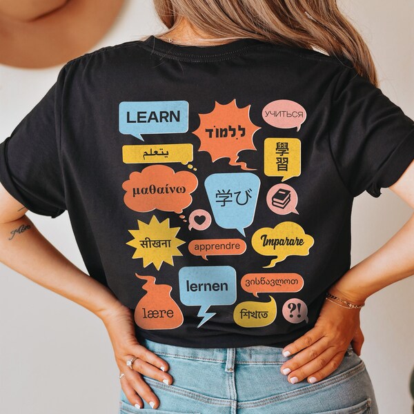 Teacher in Different Languages - Etsy