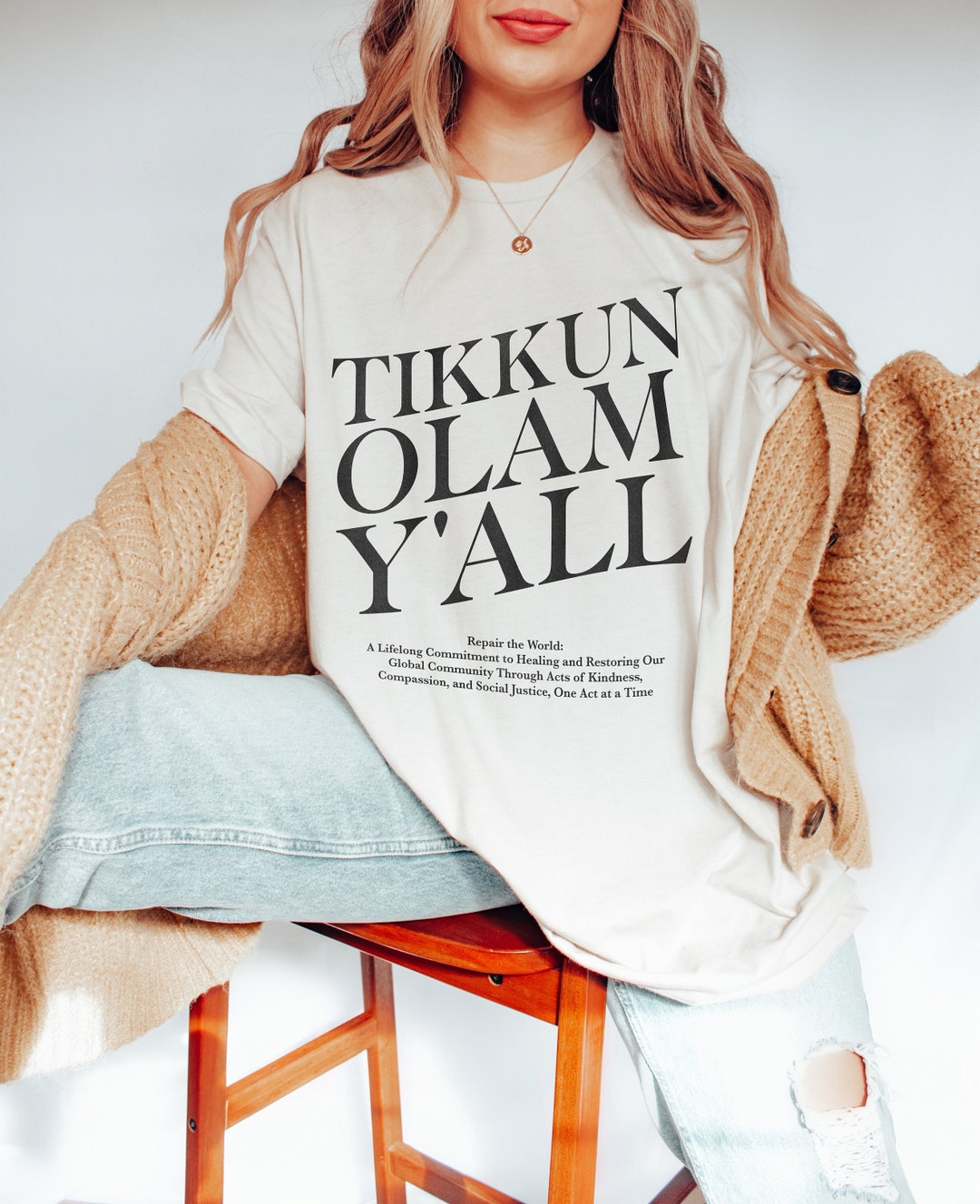 Tikkun Olam Shirt Repair the World Shirt Hebrew Shirt Jewish Quote ...