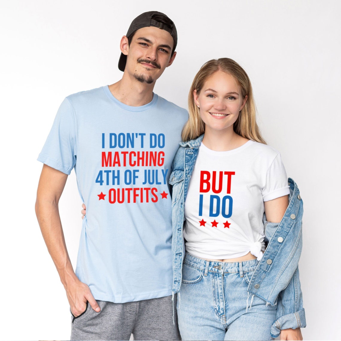 Matching Couple 4th of July Matching Shirt Fourth of July - Etsy