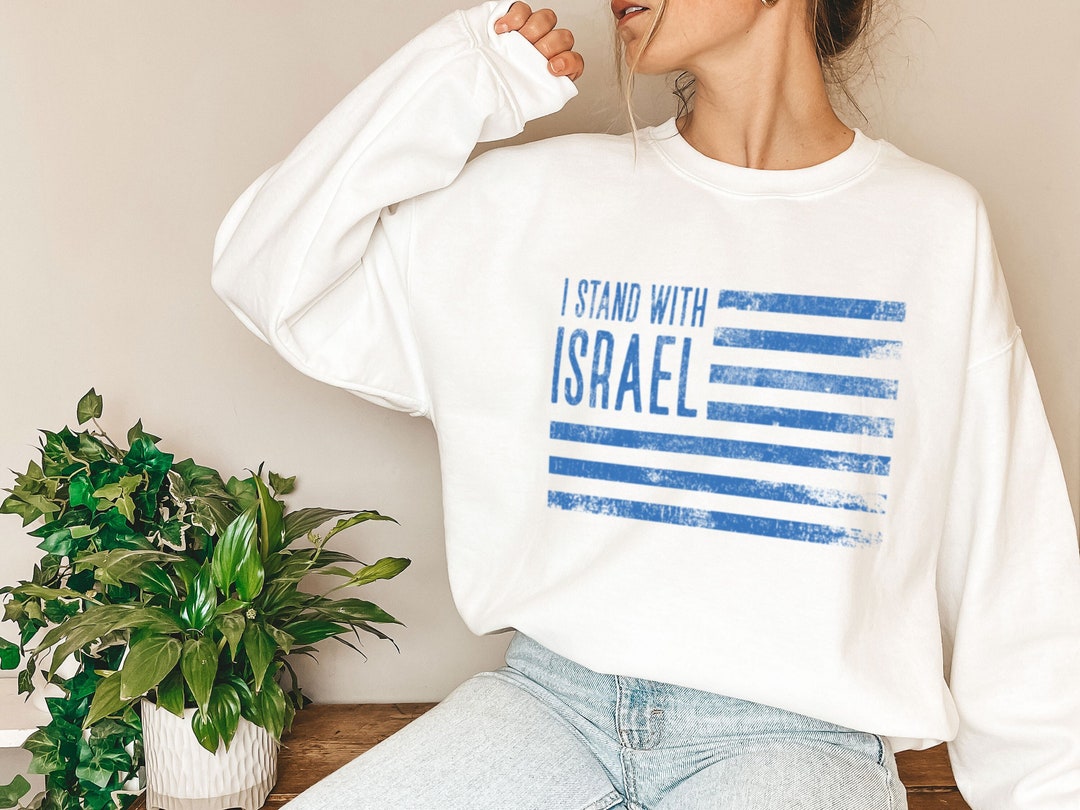 Israel Flag Love Israel Sweatshirt Stand With Israel Jewish Shirt ...