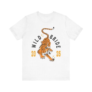 Wild Tiger Bride Bachelorette Party Shirts Leopard Bridal Party T ...