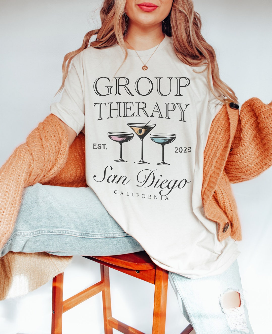 Group Therapy Shirts Custom Vacation Shirts Cocktail Club Custom ...