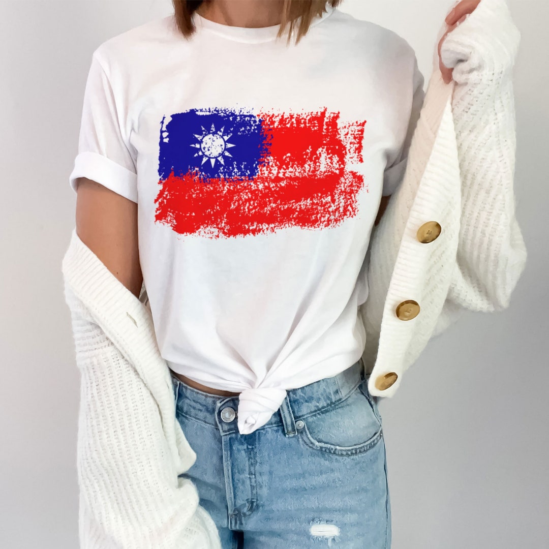 Taiwan Flag Shirt Taiwanese Flag Tshirt Retro Vintage Keep Taiwan Free ...