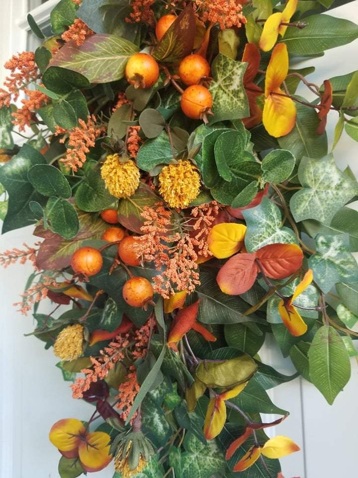 Spice Tree Fall Autumn Country Harvest Farmhouse Floral Front - Etsy