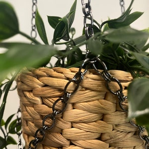 Nautical Link Chain Plant Hanger Oval Chain 38" Length - Chic and Cool ...