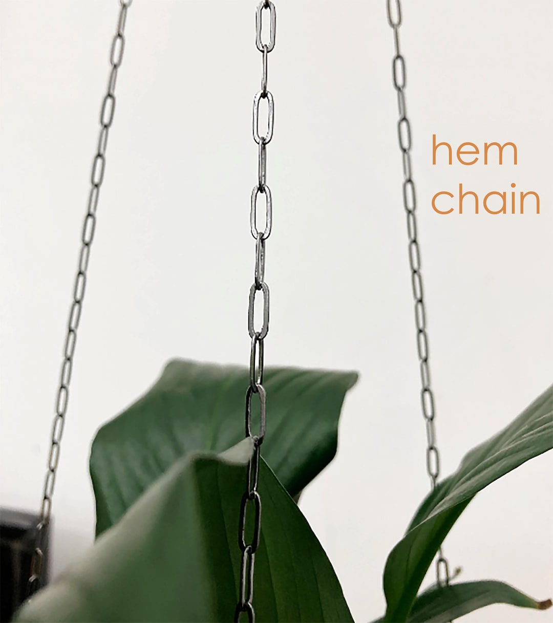 Paperclip Plant Hanger Hematite /gunmetal Delicate but Strong, Cool ...