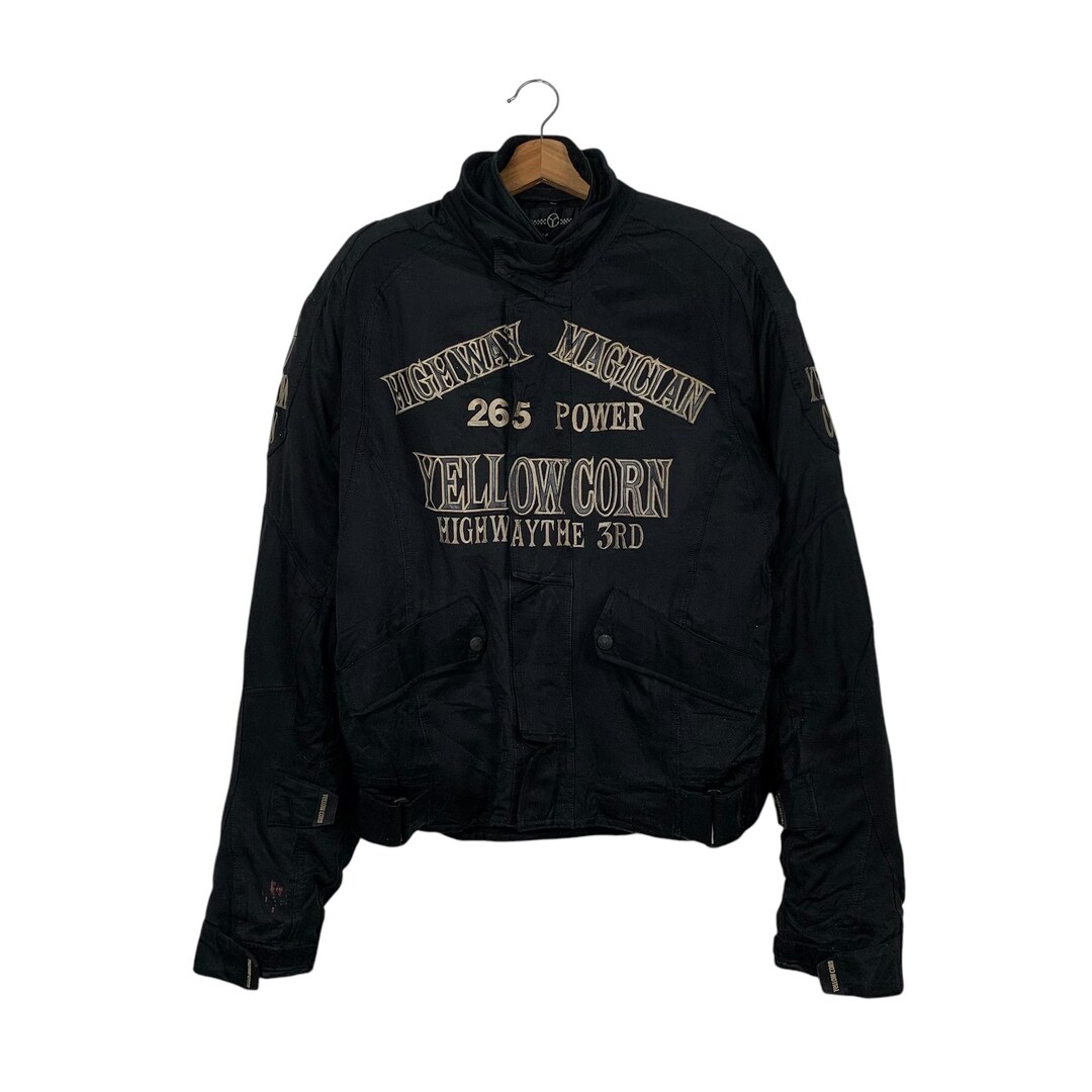 Yellow Corn Motorcycle Riding Jacket - Etsy