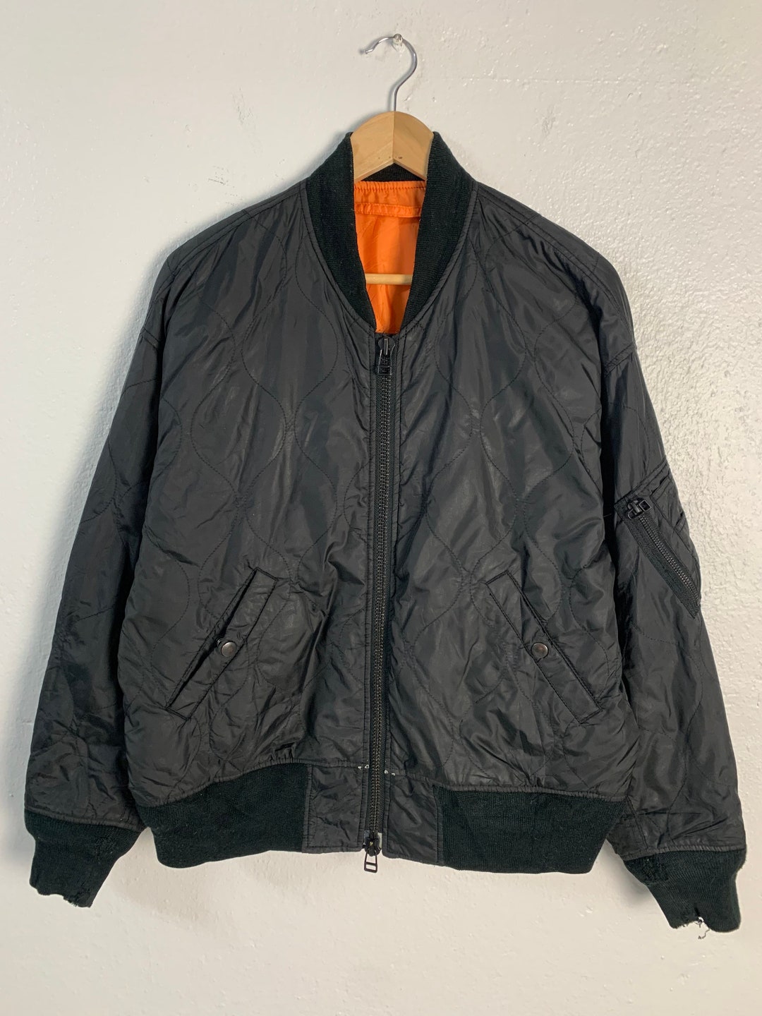 Beams Reversible Bomber Jacket - Etsy