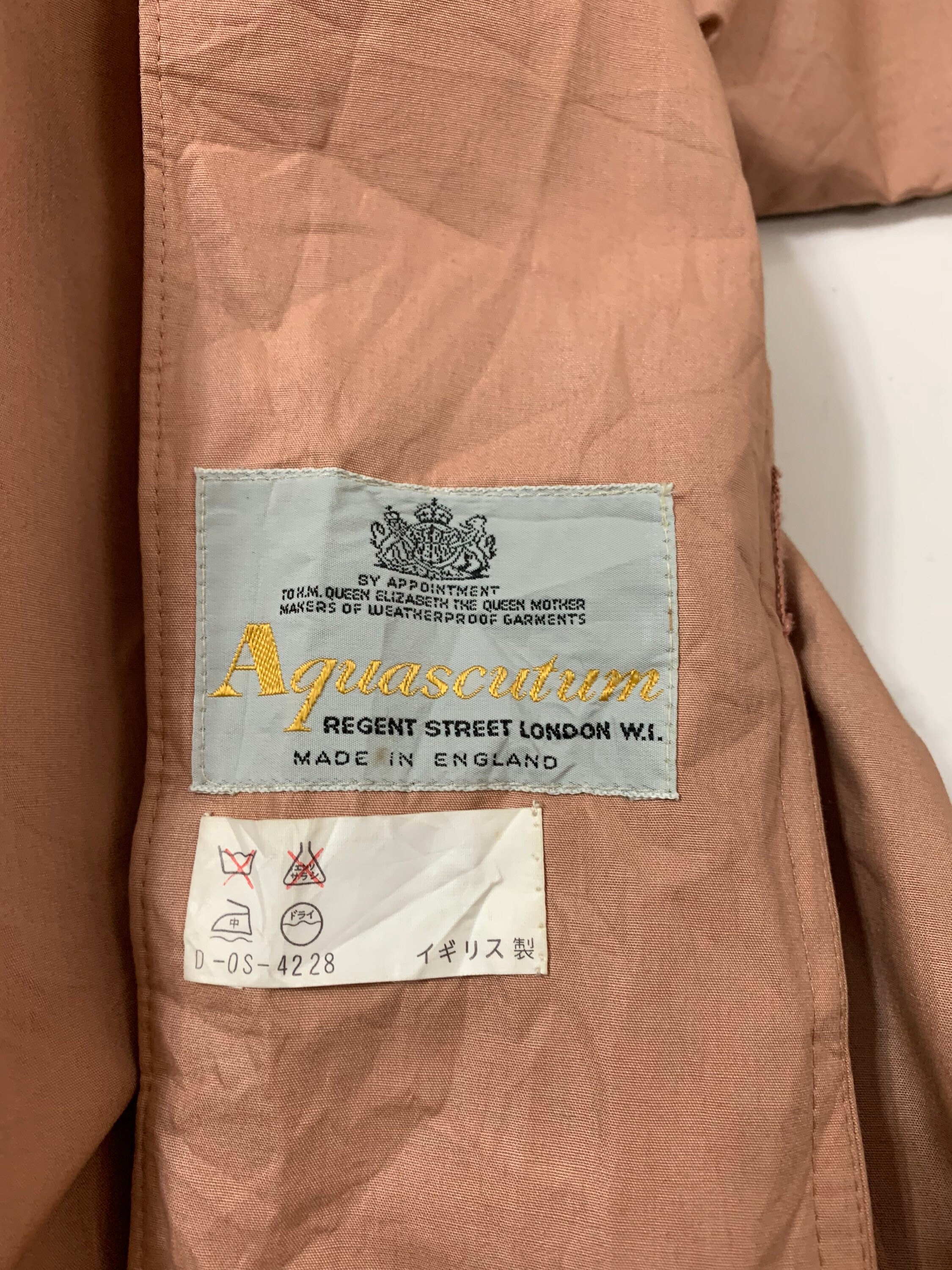 Aquascutum Button Less Trench Coat - Etsy