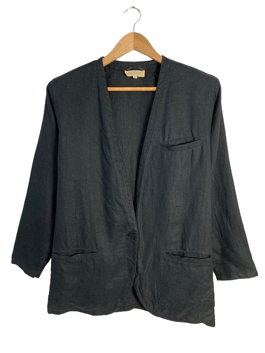 Vintage Gianni Versace Jacket - Etsy