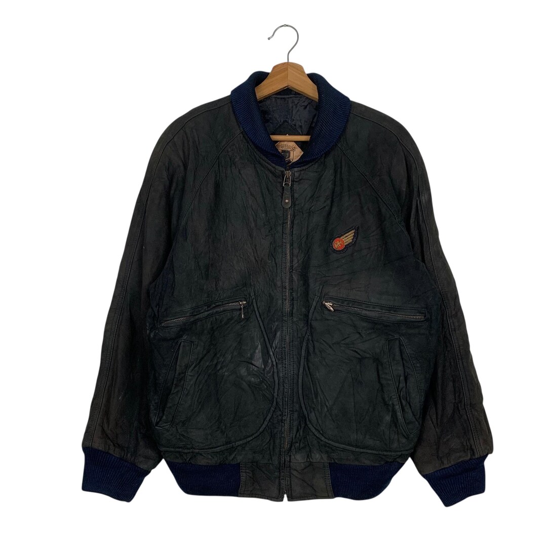 Ruff Hewn Military Leather Jacket - Etsy