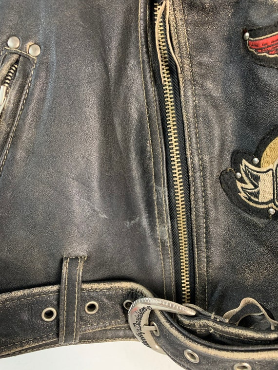 Harley Davidson Rider Leather Vest - Gem