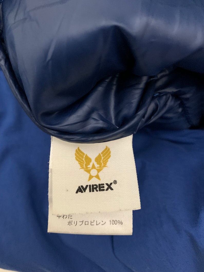 Avirex Quilted Padded Jacket - Etsy