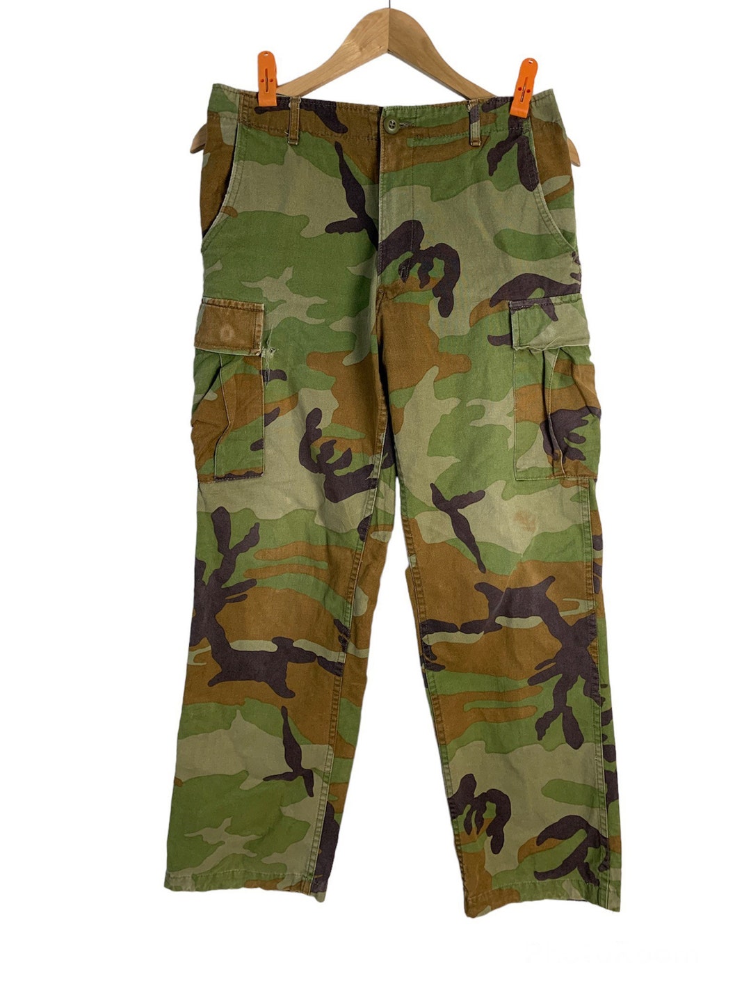 Vintage Houston US Military Garment Camo Pants - Etsy