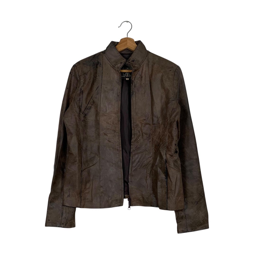 Leonardo Da Vinci Leather Jacket Made in Italy - Etsy