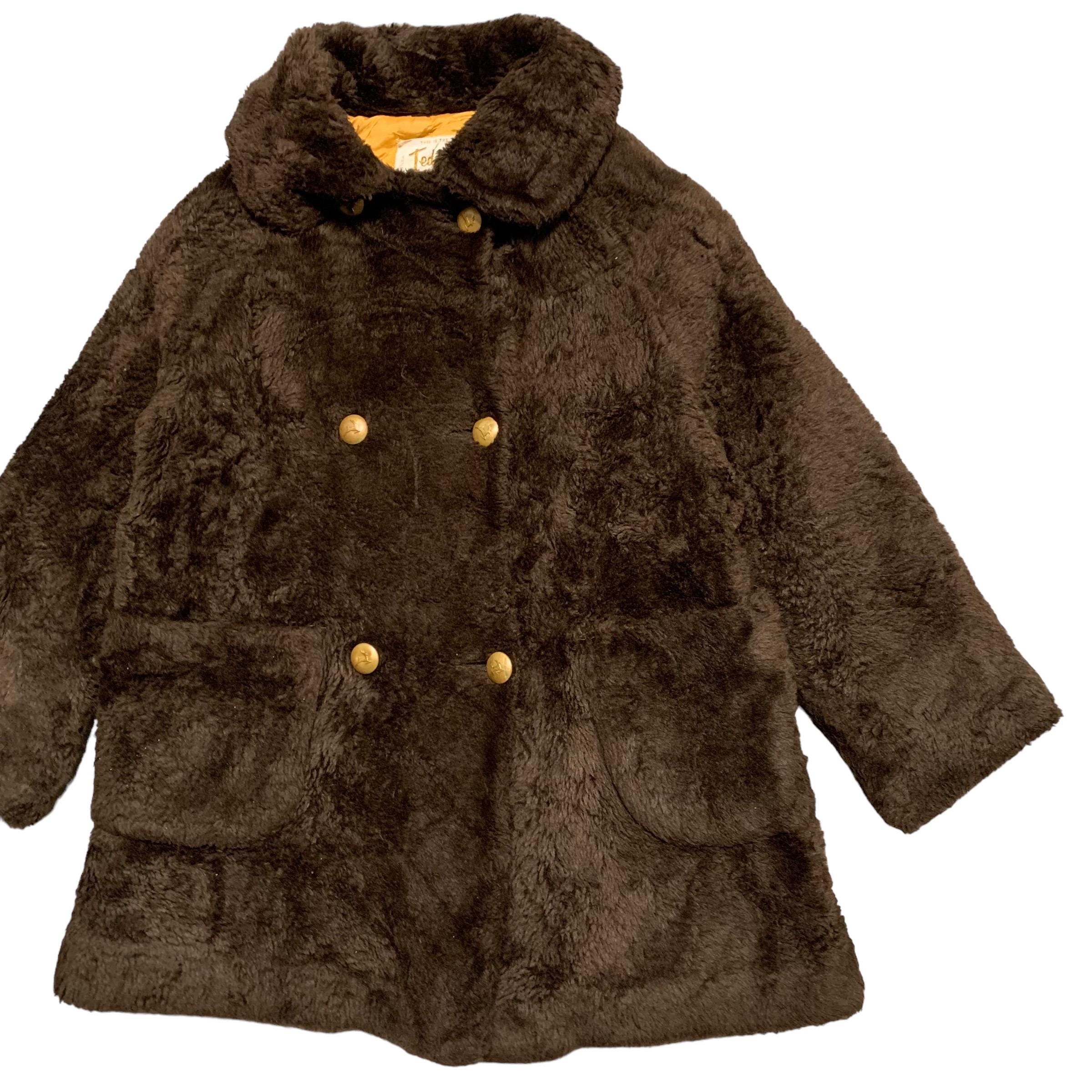 Vintage Teddy Bear by White Stag Fur Coat - Etsy