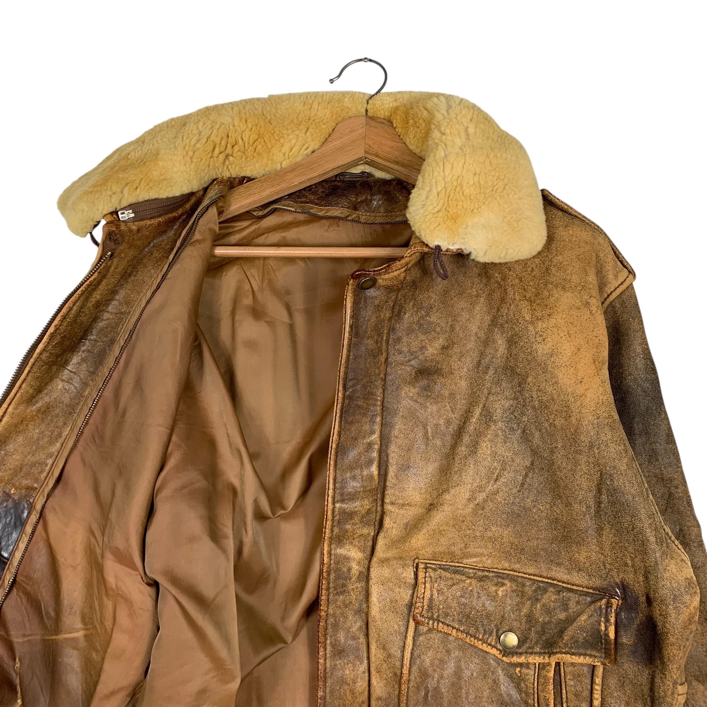 Japanese Brand Flight Leather Jacket - Etsy