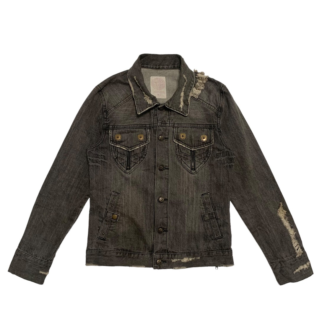 Japanese Brand Nice Design Denim Jacket - Etsy