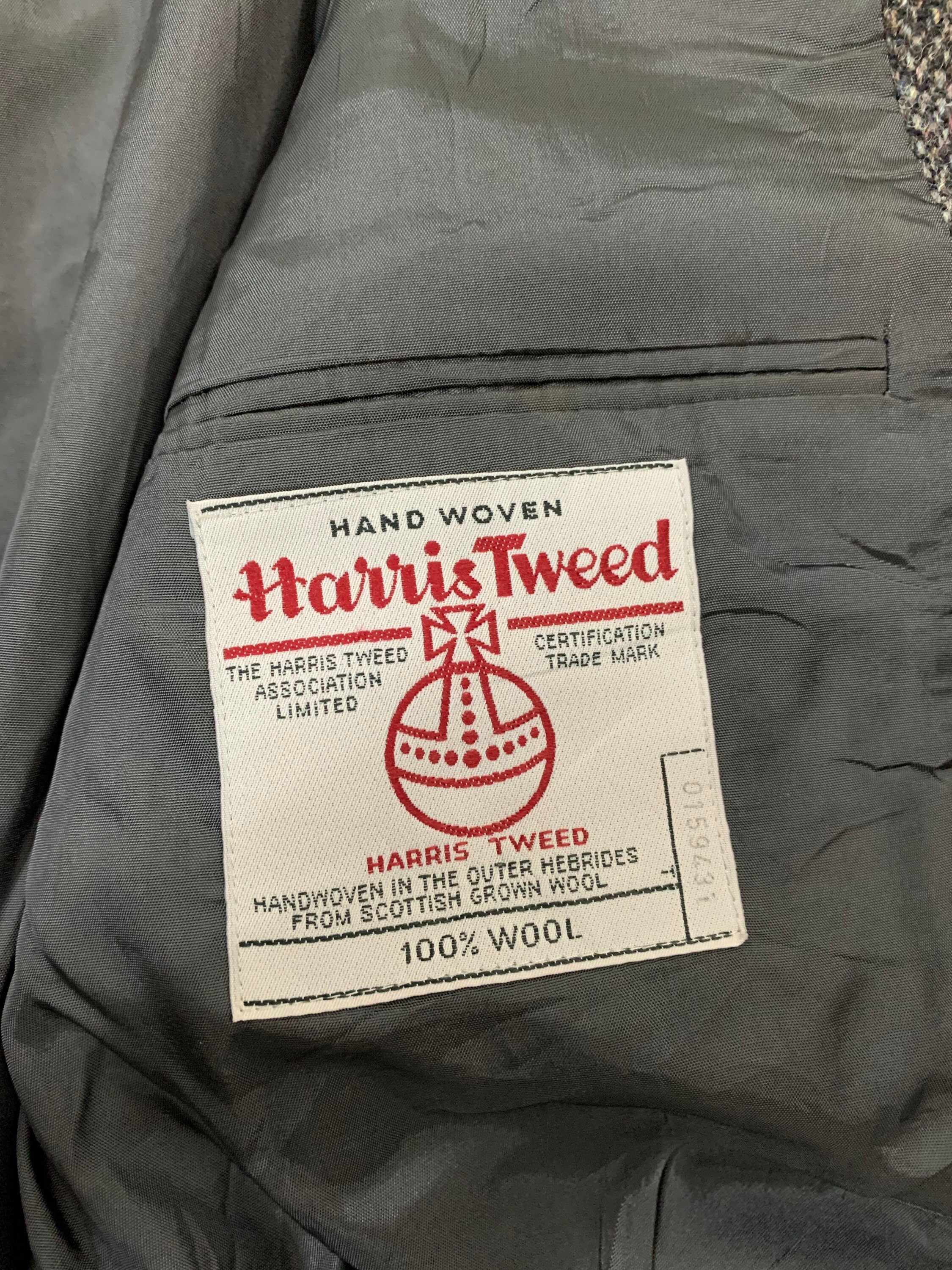Vintage Harris Tweed Wool Blazer - Etsy