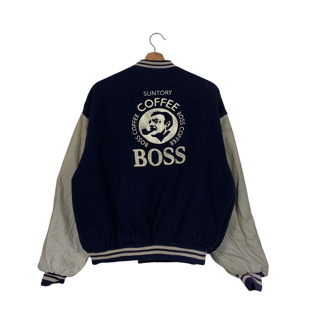 Suntory Boss Coffee Wool Varsity Jacket - Etsy