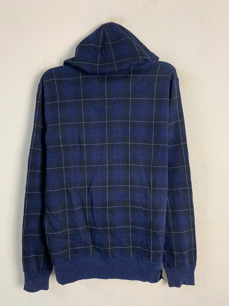 Uniqlo Plaid Zipper Hoodie - Etsy