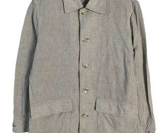 Rare Vintage Lanvin Studio Coat Blazer Jacket Double Pocket Button up ...