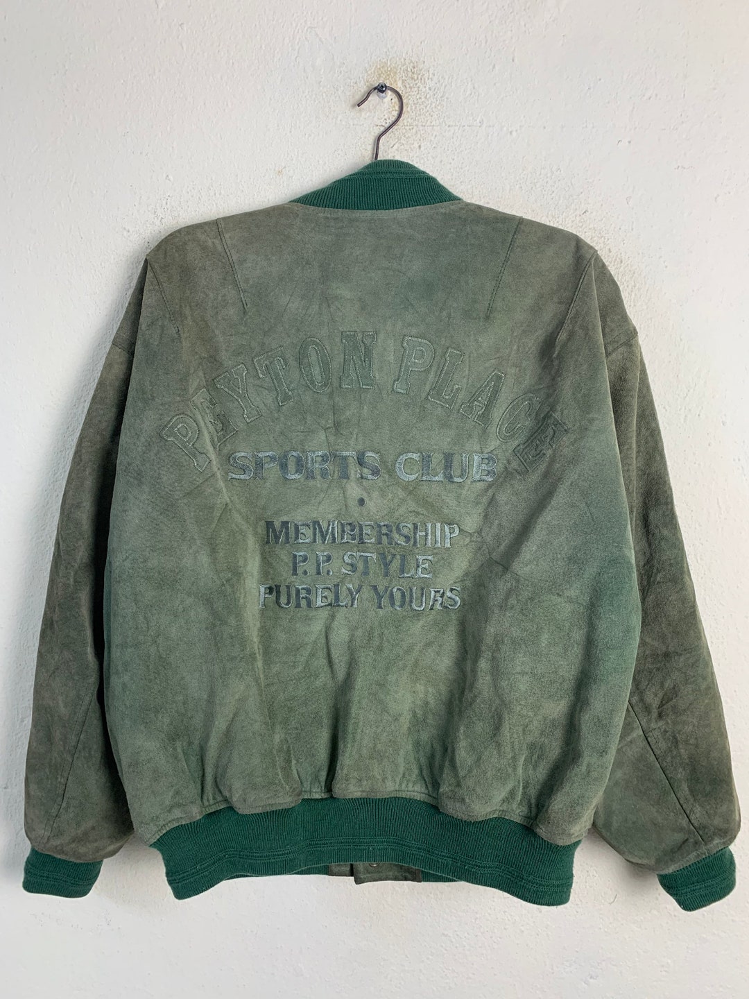 Peyton Place Embroidery Spellout Jacket - Etsy