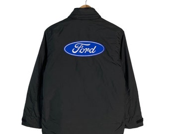 Mens FORD Racing Performance Vintage F1 Daytona Team Quilted Lined Shop ...