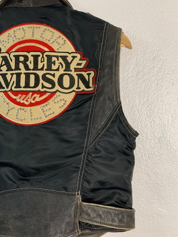Harley Davidson Rider Leather Vest - Gem