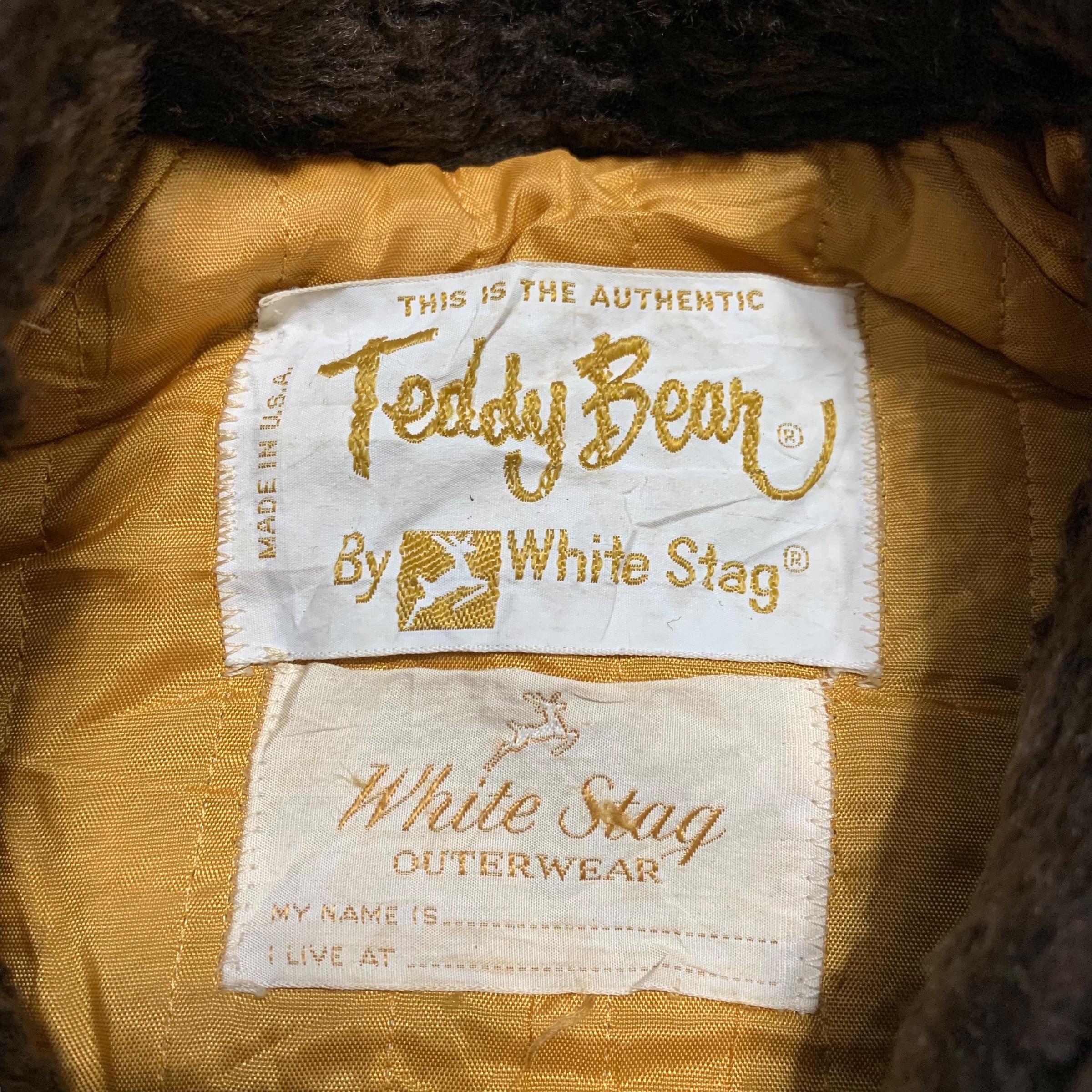 Vintage Teddy Bear by White Stag Fur Coat - Etsy