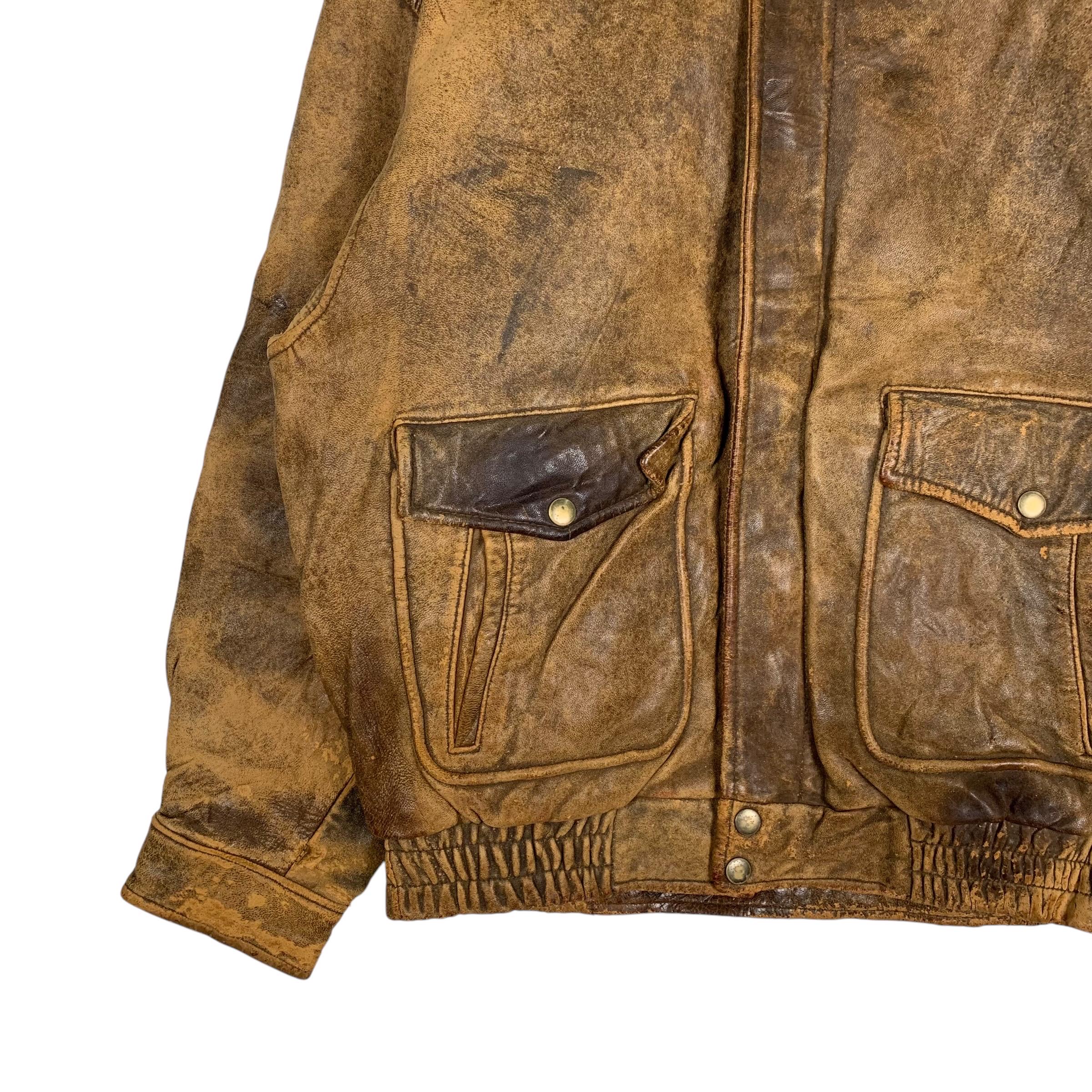 Japanese Brand Flight Leather Jacket - Etsy